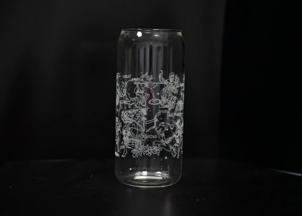 Laser Marking on Glass Cups | Personalized Engraving with UV Laser ...