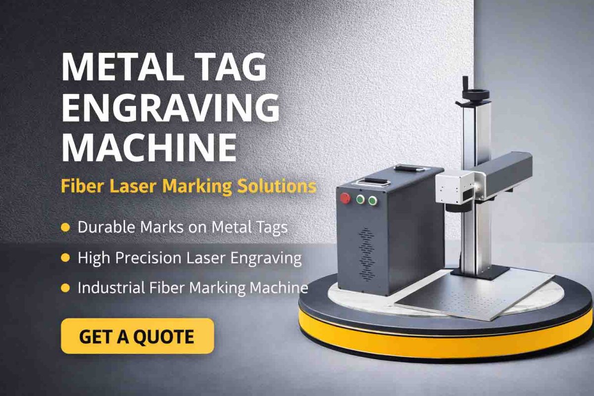 Metal Tag Engraving Machine | Fiber Laser Marking Machine for Metal Tags
